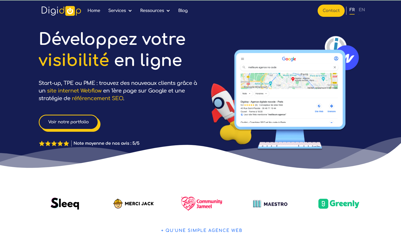 Liste des 22 agences no code en France en 2023 (MAJ Juin 2023)